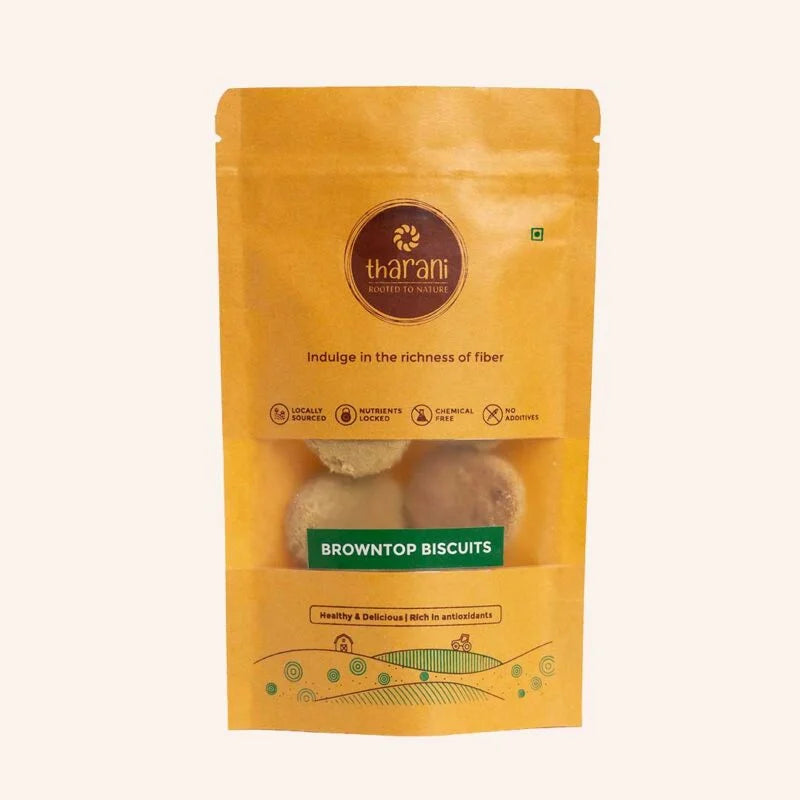 Buy Browntop Millet Biscuits Online | Healthy Snacks – Tharani
