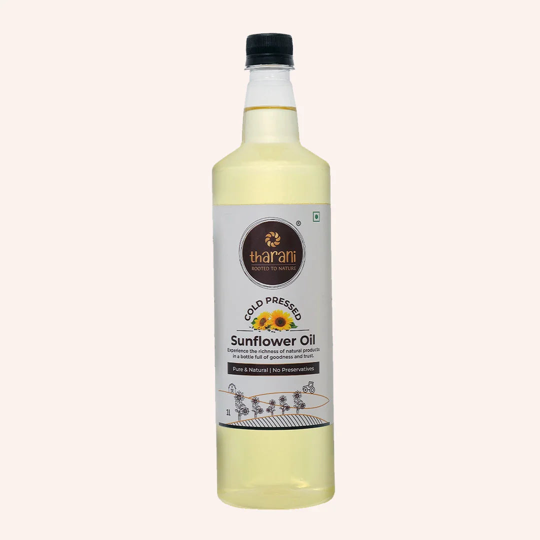 Cold-Pressed Sunflower Oil – Healthy & Vitamin-Rich – Tharani